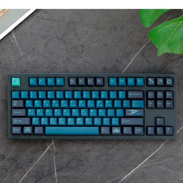 Gmk Abyss Keycap, 129 klawiszy Klawisze PBT Profil wiśni DYE-SUB ... Gmk Abyss Keycap, 129 klawiszy Klawisze PBT Profil wiśni DYE-SUB ...
